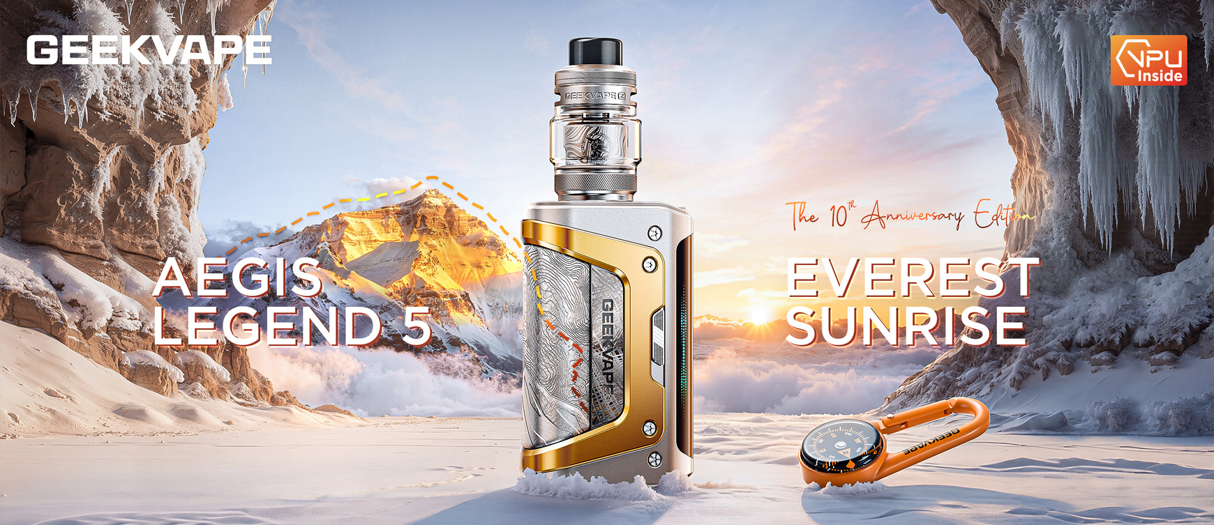 Kit Aegis Legend 5 - Everest Sunrise Edition - Geekvape - LCA Distribution
